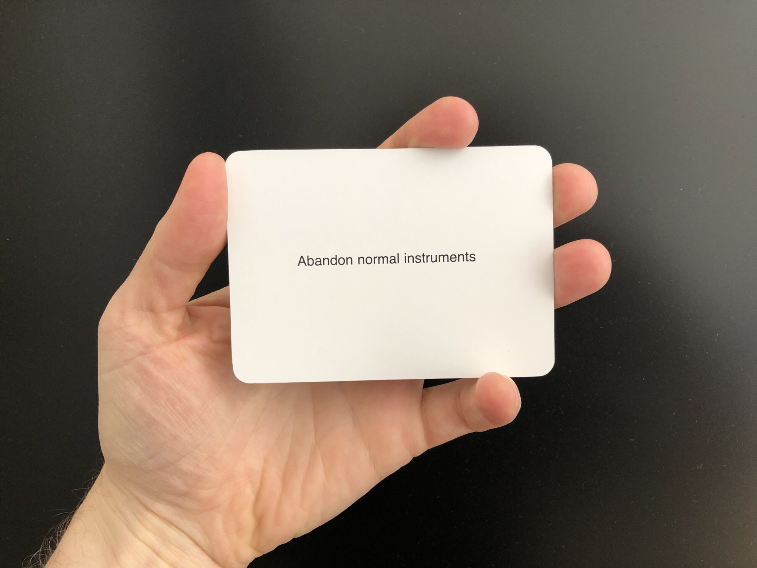 Introducing Abandon Normal Strategies - Abandon Normal Devices